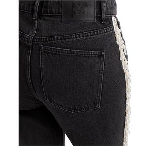 Milly | Jeans | Milly Gineen Faux Pearl Fringe Jeans | Poshmark